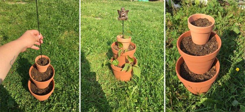 Make Your Own Tower Garden DIY Saturday Make Your Own Flower Tower