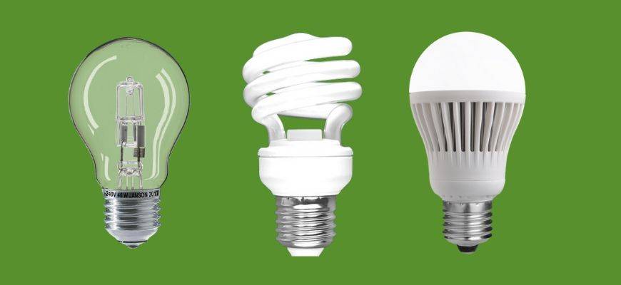 fluorescent light bulbs types