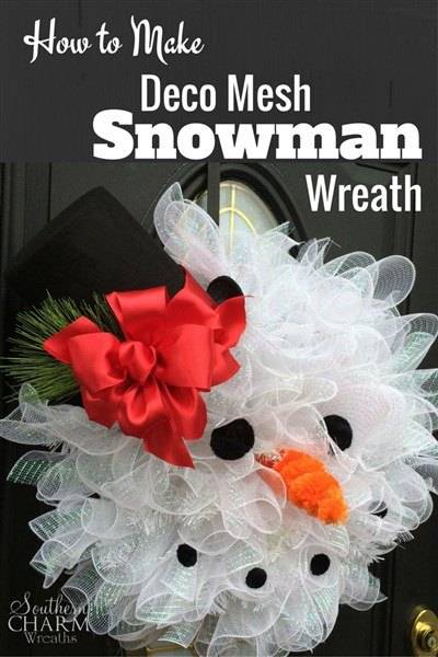 The 10 Best How to Make a Snowman Wreath Tutorials
