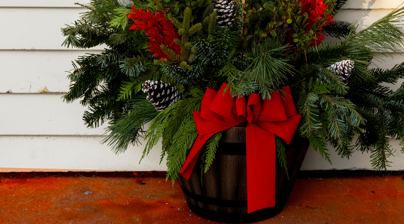 75 Beautiful Christmas Outdoor Planter Ideas for Your Porch