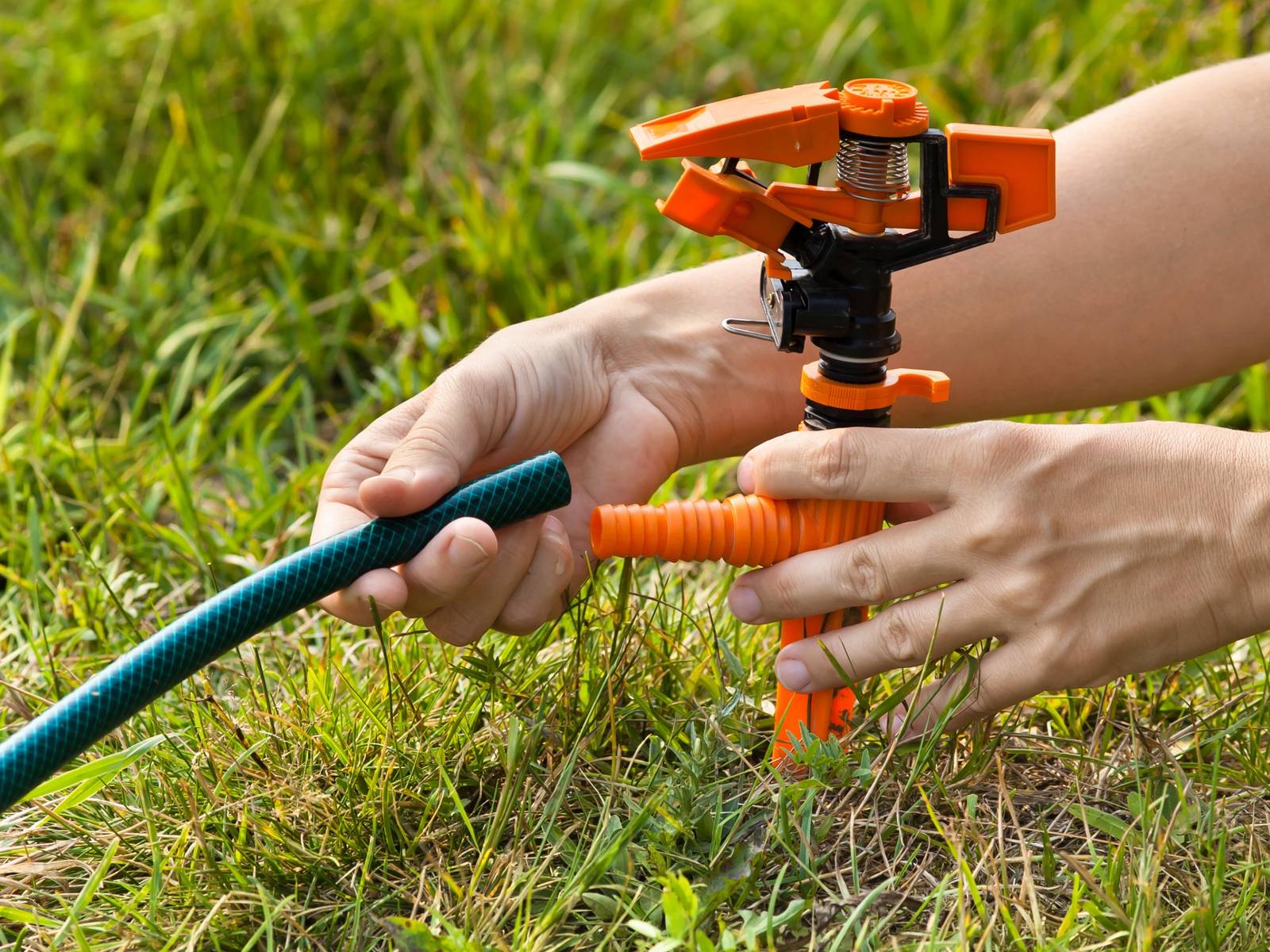 Install Lawn Irrigation Sprinkler Valve