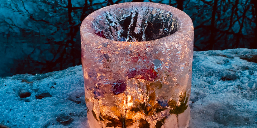 Winter Garden Ideas: Step-by-Step Guide For DIY Ice Lanterns