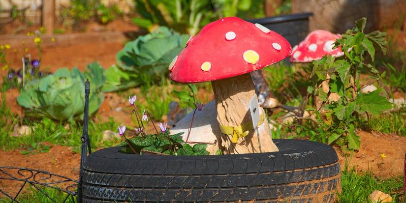 Craft Colorful DIY Garden Toadstools to Brighten Your Backyard