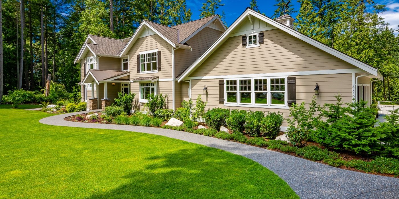 Landscape To Hide Tall Foundation