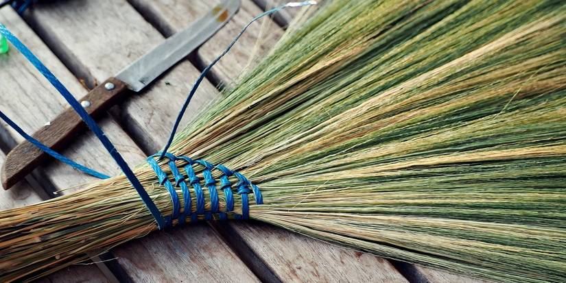 Make a DIY Witch Broom for Easy Backyard Decor
