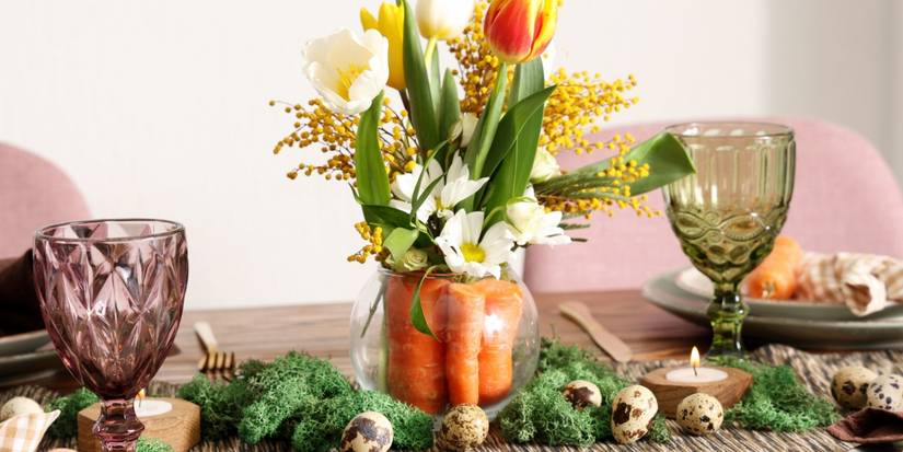 5 Cute Easter Centerpiece Ideas Featuring Spring Flowers