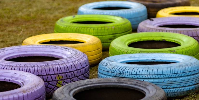 How to Build a Backyard Wishing Well Using Old Tires