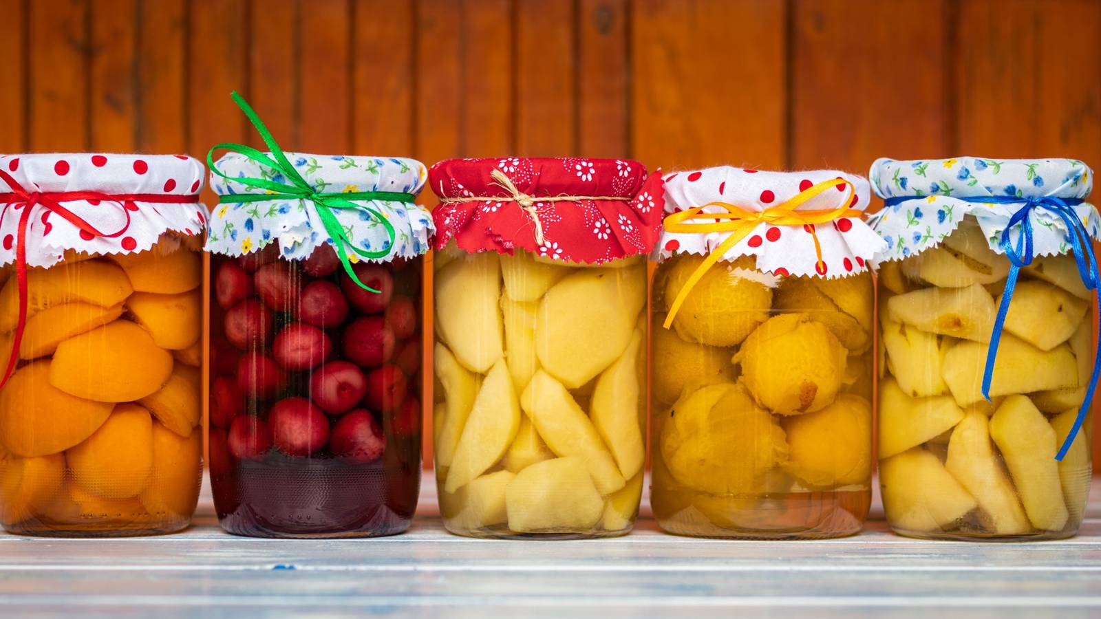 Homemade Brandied Fruit Recipe with Fresh Produce and Spices